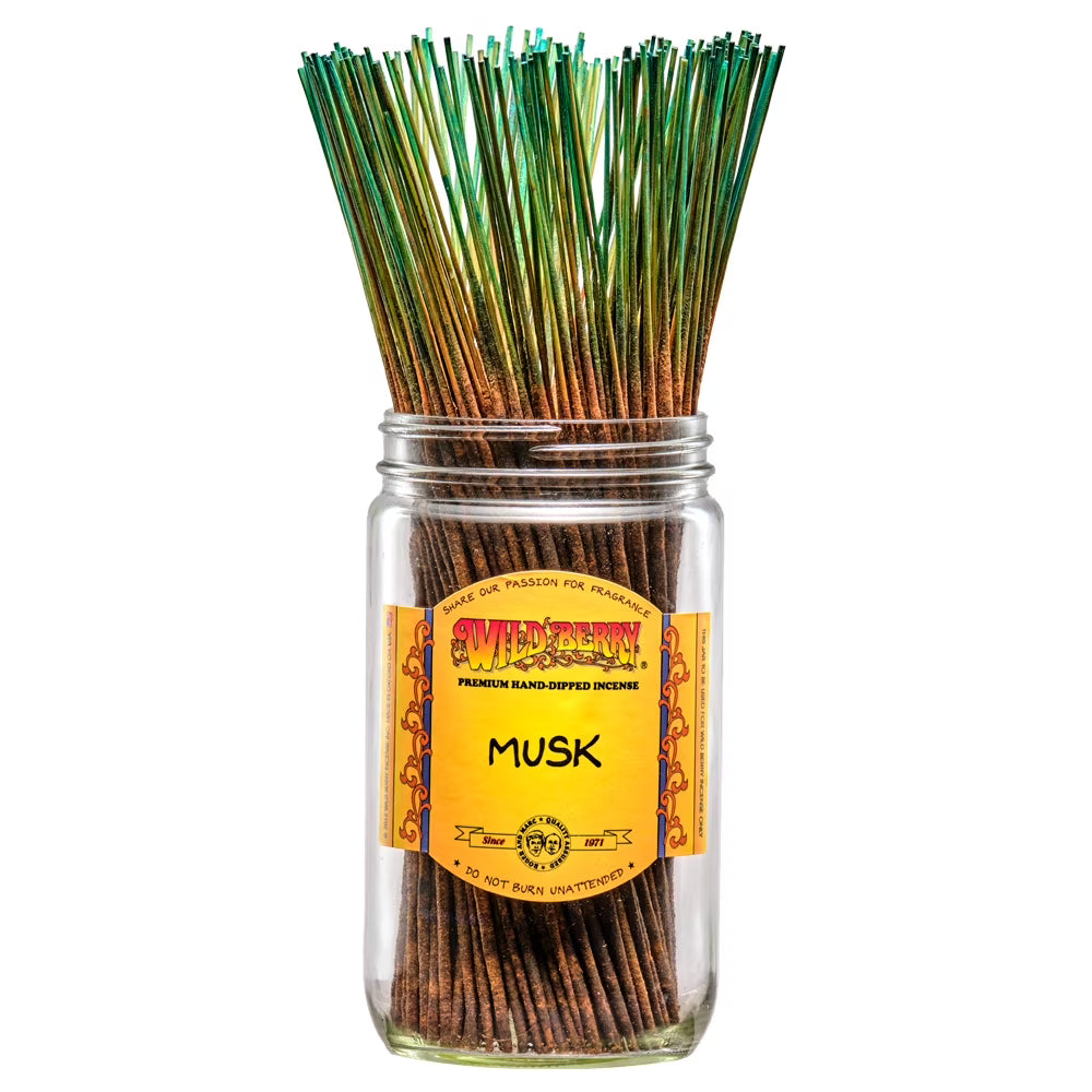 Wild Berry Musk Incense Sticks – 100 Count Bulk Pack – Zion Distro