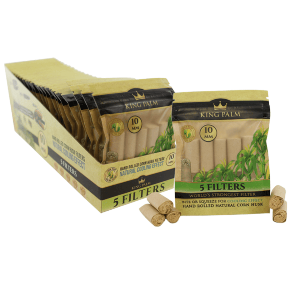 King Palm - 10MM Filter Tips 5/Pk 24Ct – Zion Distro